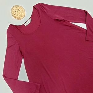 RD Style | Tops | Rd Style Wine Long Sleeve Tunic Top Size Medium ...